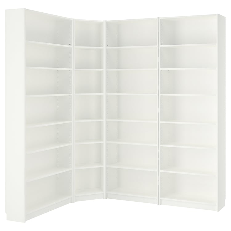 BILLY bookcase corner comb w ext units - IKEA