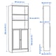 BILLY / BRIMNES TV storage combination, white, 340x41x202 cm - IKEA