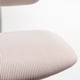 BLECKBERGET swivel chair, Klovsta white/orange-brown - IKEA
