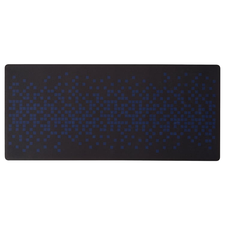BRÄNNBOLL gaming mouse pad, black/patterned, 90x40 cm - IKEA