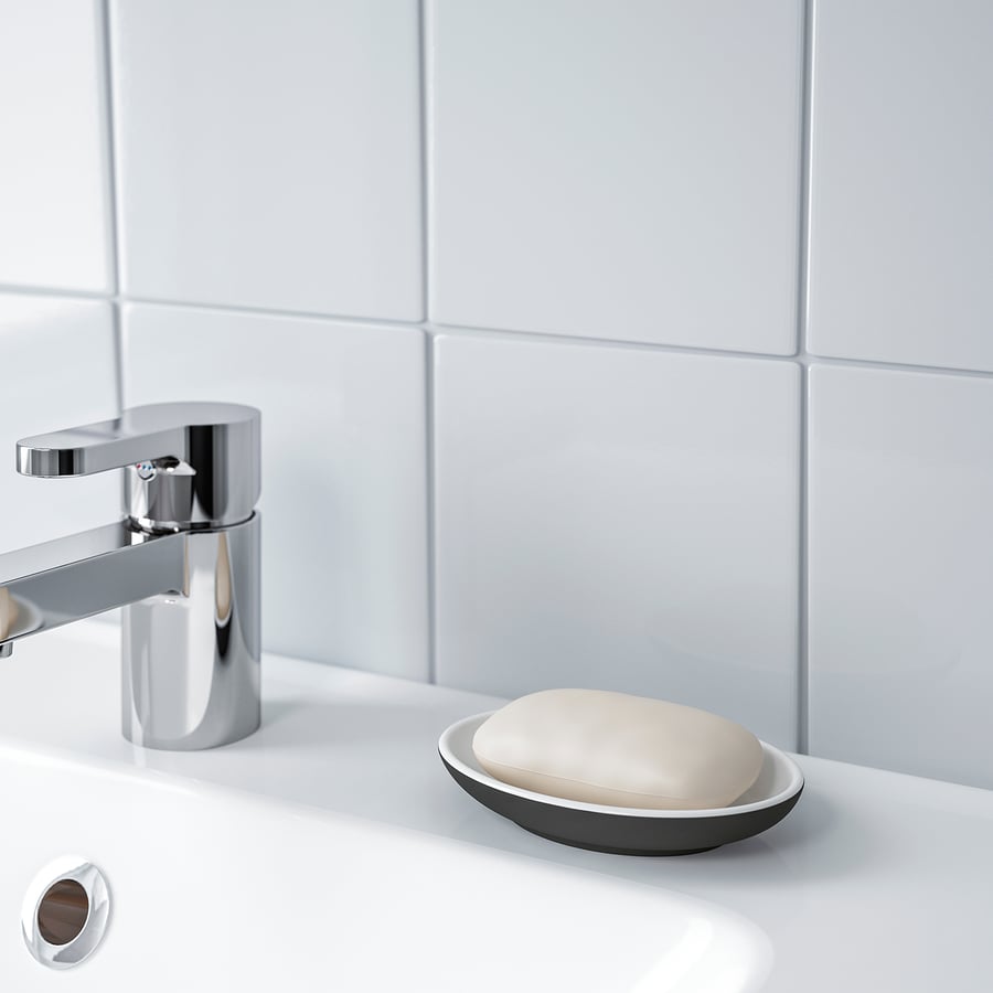 EKOLN soap dish, dark grey - IKEA