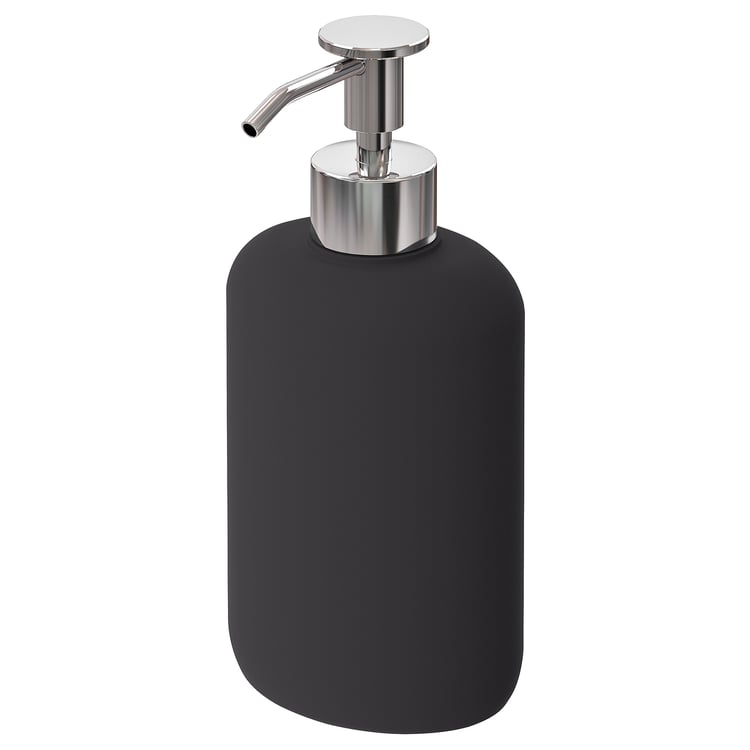 EKOLN soap dispenser, dark grey - IKEA