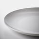 FÄRGKLAR plate, matt light grey, 26 cm - IKEA