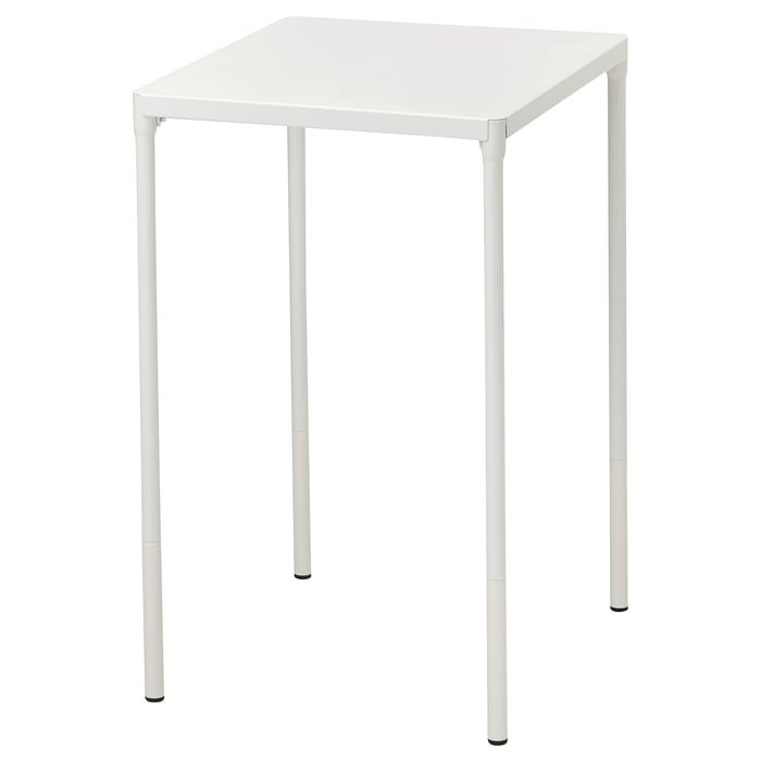 FEJAN table, outdoor, white, 50x44 cm - IKEA