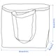 FRAKTA carrier bag, medium, blue, 45x18x45 cm/36 l - IKEA