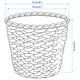 FRIDFULL plant pot, water hyacinth, 12 cm - IKEA
