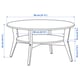 JAKOBSFORS coffee table, dark brown stained oak veneer, 80 cm - IKEA