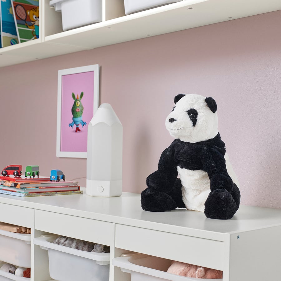KRAMIG soft toy, white/black - IKEA