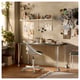 KRILLE leg with castor, white, 70 cm - IKEA