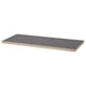 LAGKAPTEN / ADILS desk, grey/wood effect black, 120x60 cm - IKEA