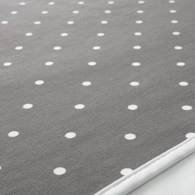 LEN babycare mat, dotted/grey, 90x70 cm - IKEA