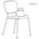 LISABO / VIHALS table and 6 chairs, ash/green Tibbleby grey-green ...