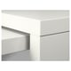 MALM desk with pull-out panel, white, 151x65 cm - IKEA