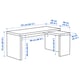 MALM desk with pull-out panel, white, 151x65 cm - IKEA