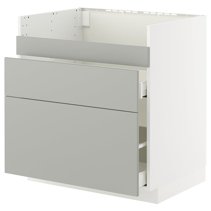 METOD / MAXIMERA base cb f HAVSEN snk/3 frnts/2 drws, white/Havstorp ...