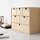 MOPPE mini chest of drawers, birch plywood, 42x18x32 cm - IKEA