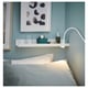 MOSSLANDA picture ledge, white, 55 cm - IKEA