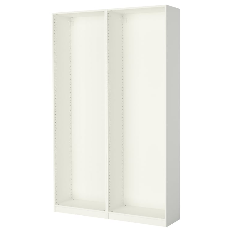 PAX 2 wardrobe frames, white, 150x35x236 cm - IKEA