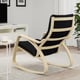 POÄNG rocking-chair, birch veneer/Knisa black - IKEA