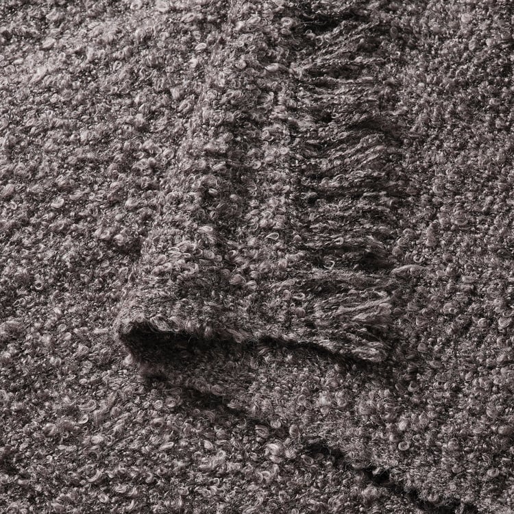 SANDBRODD throw, anthracite, 130x170 cm - IKEA