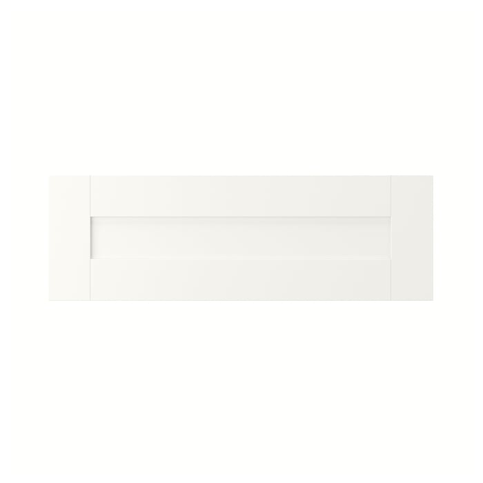SANNIDAL drawer front, white, 60x20 cm - IKEA