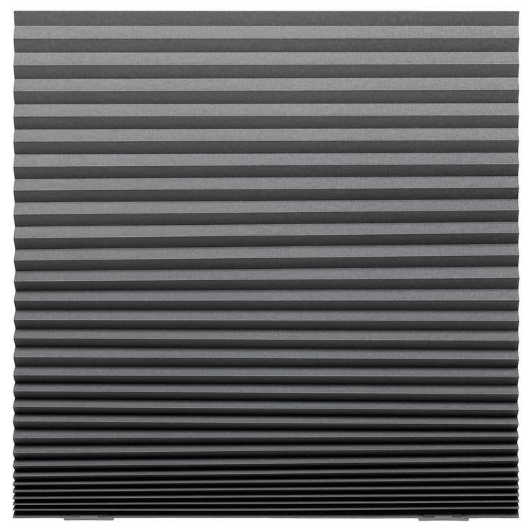 SCHOTTIS block-out pleated blind, dark grey, 100x190 cm - IKEA