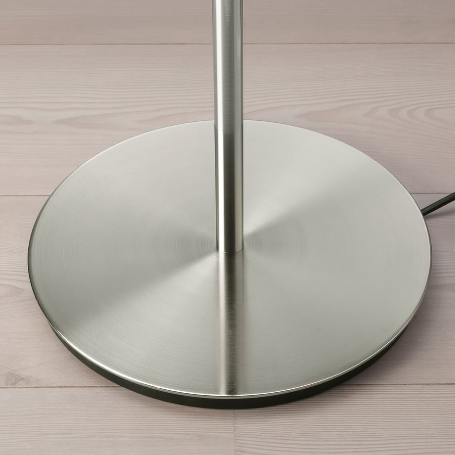 SKAFTET floor lamp base, nickel-plated - IKEA