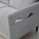 ANGERSBY 3-seat sofa, Knisa light grey - IKEA