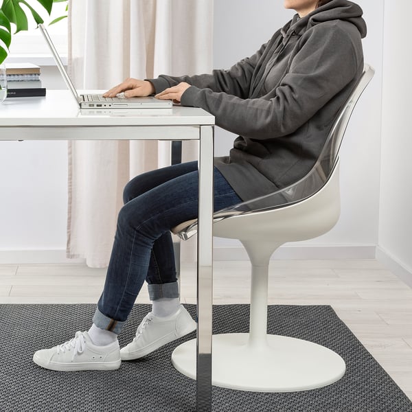 BALTSAR Swivel chair, White - IKEA