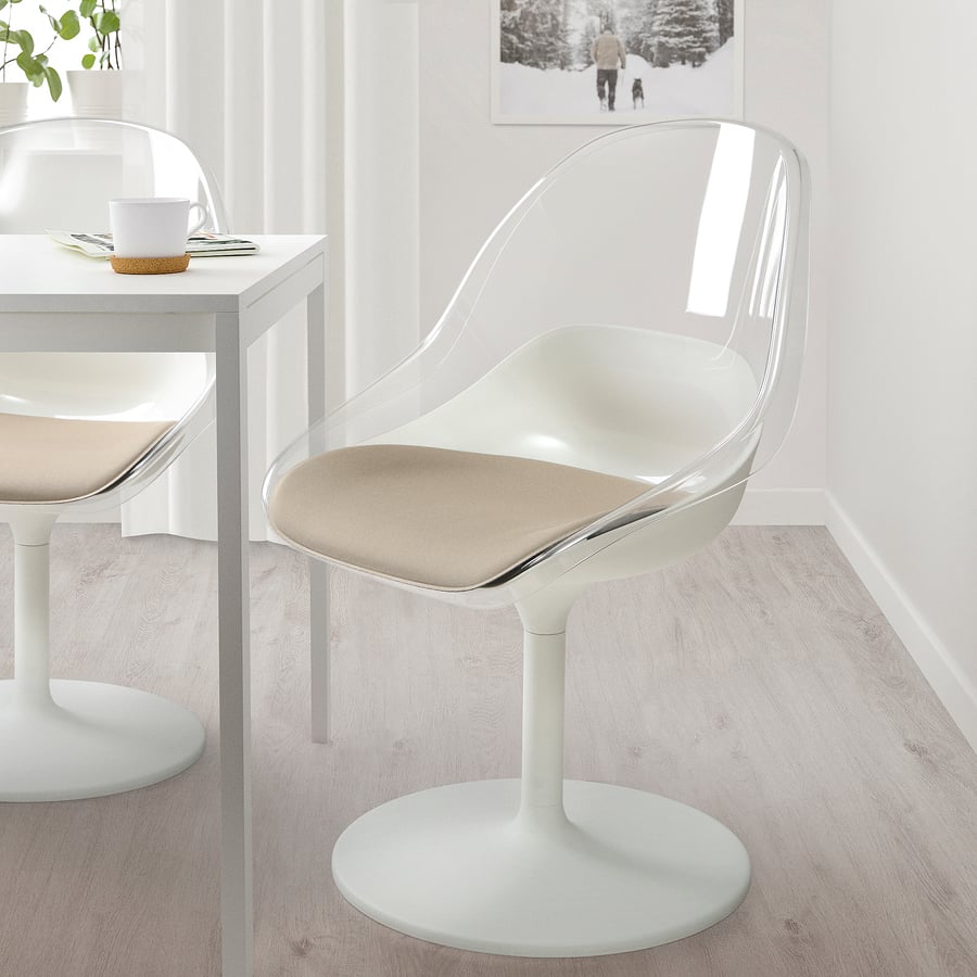 BALTSAR Swivel chair, White - IKEA