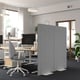 EILIF screen, freestanding, grey/white, 80x150 cm - IKEA
