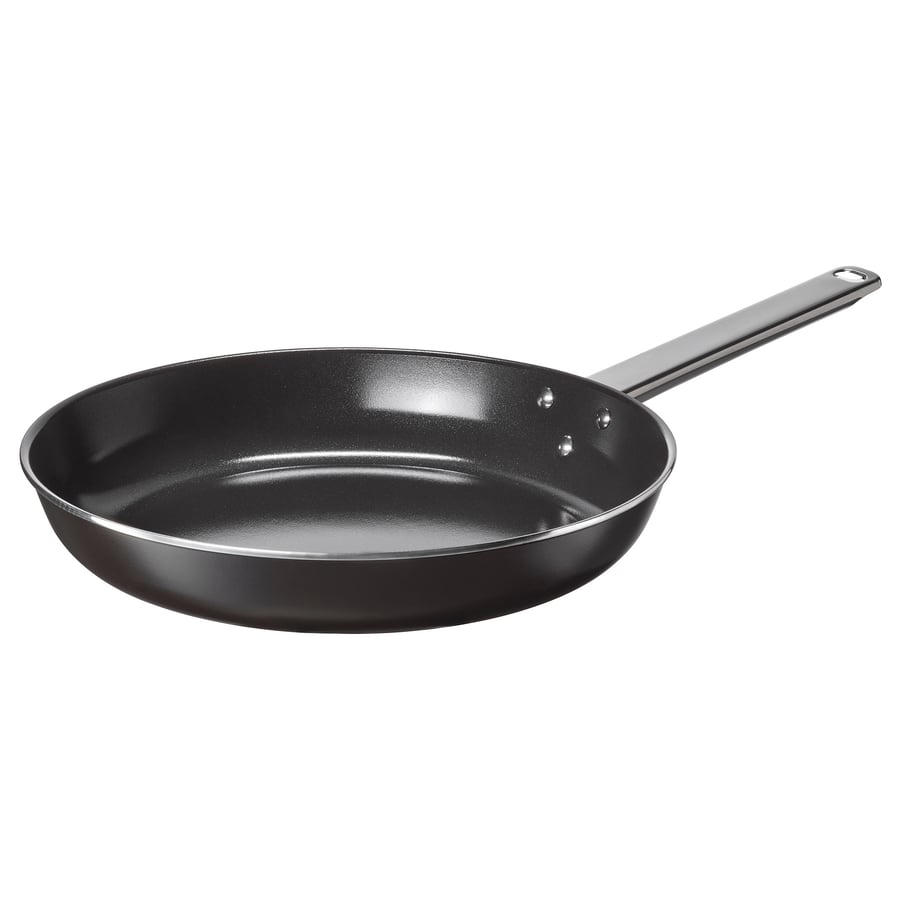 GULDÖRING frying pan, non-stick coating stainless steel/black-grey, 28 ...