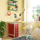 HELMER drawer unit on castors, red, 28x44x65 cm - IKEA