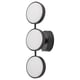 KABOMBA LED wall lamp, dimmable matt/black, 47x14 cm - IKEA