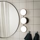 KABOMBA LED wall lamp, dimmable matt/black, 47x14 cm - IKEA