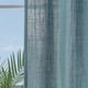 RITVA curtains with tie-backs, 1 pair, grey-blue/with heading tape ...