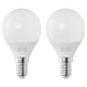 SOLHETTA LED bulb E14 250 lumen, globe opal white - IKEA