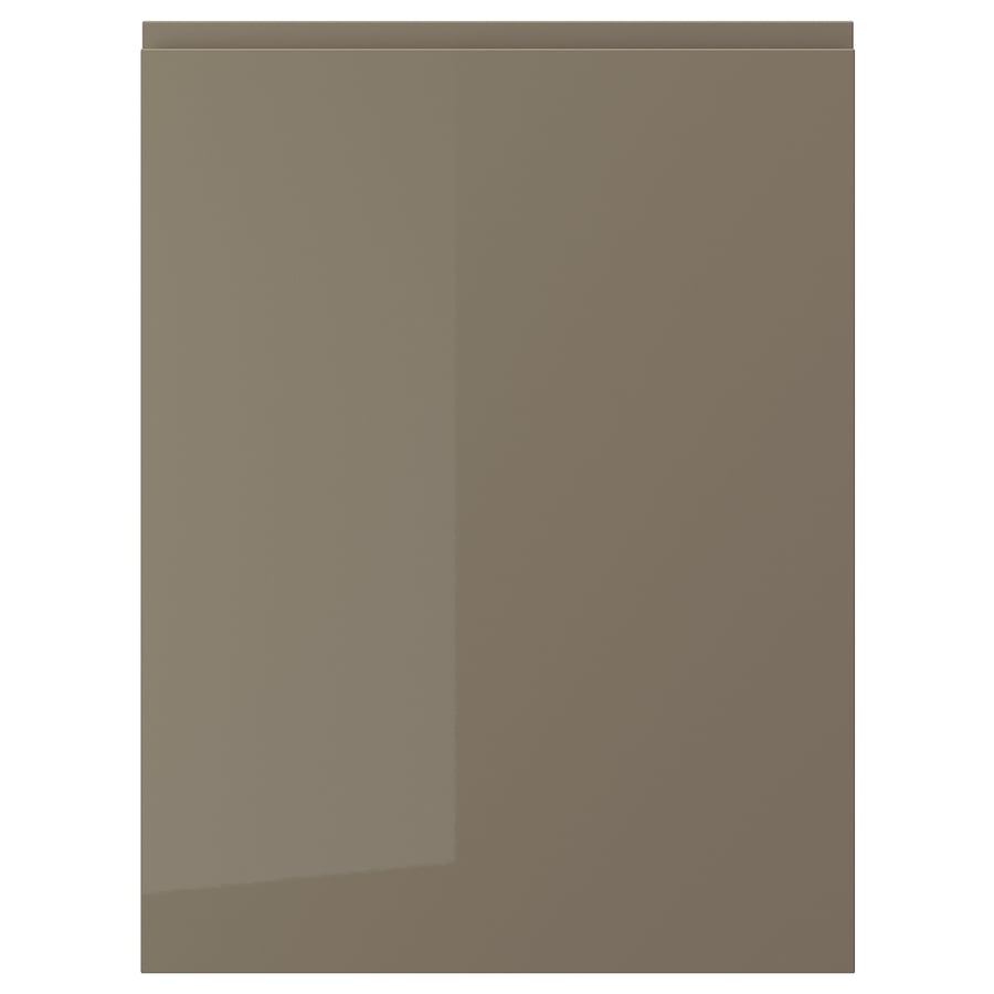 VOXTORP door, high-gloss dark grey-brown, 60x80 cm - IKEA