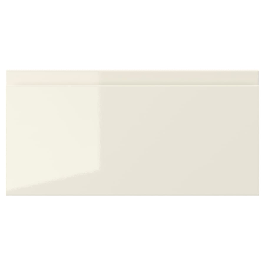 VOXTORP drawer front, high-gloss light beige, 40x20 cm - IKEA