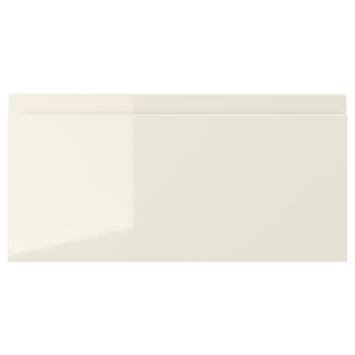 VOXTORP drawer front, high-gloss light beige, 40x20 cm - IKEA