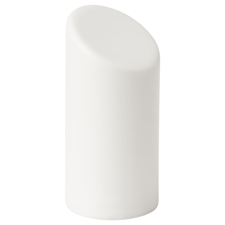ÄDELLÖVSKOG LED block candle, white/indoor/outdoor, 16 cm (61/4") - IKEA