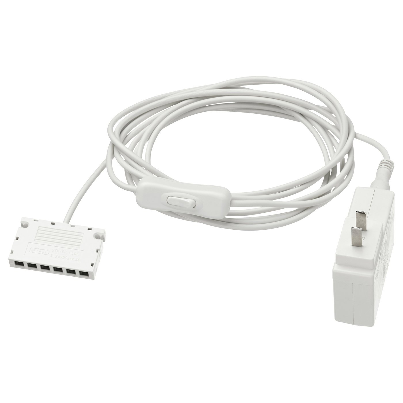 ANSLUTA LED driver with cord, white, 19 W - IKEA