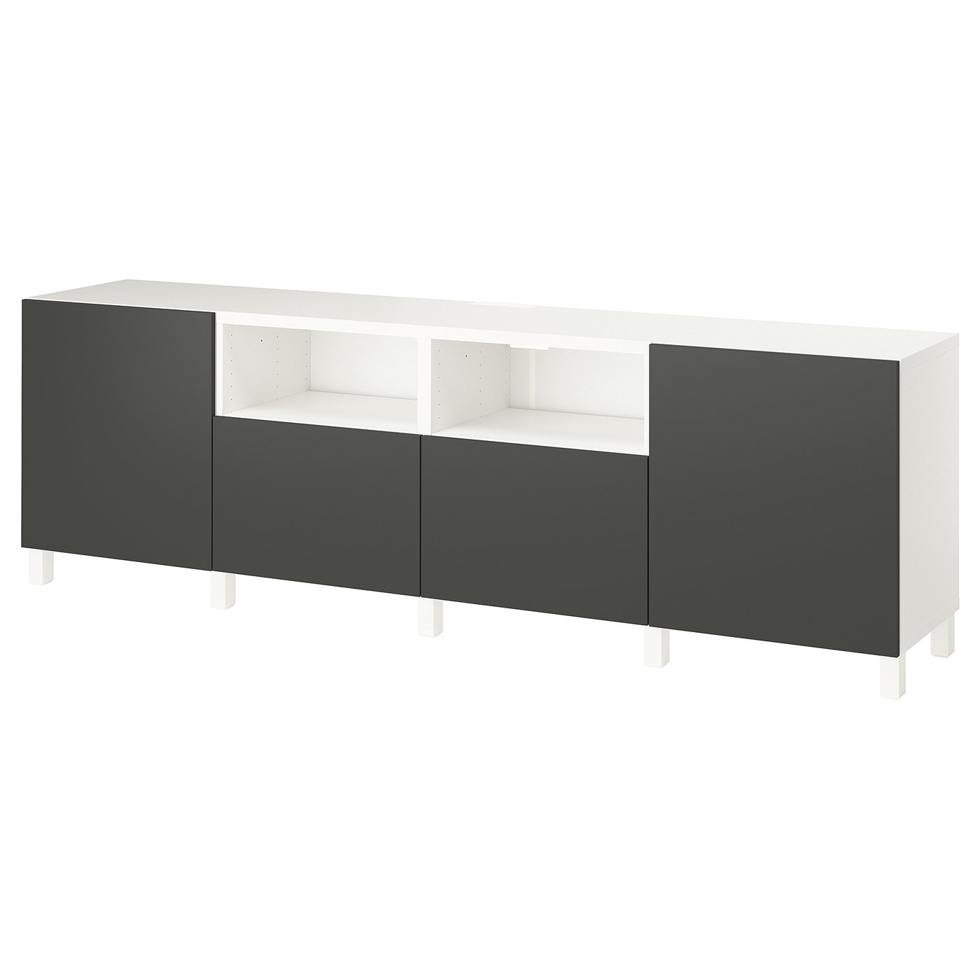 BESTÅ TV bench with doors and drawers - IKEA