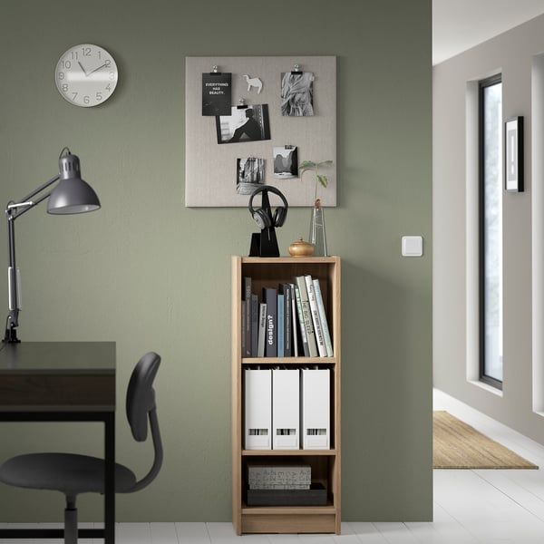 BILLY Bookcase, oak effect, 40x28x106 cm (153/4x11x413/4") - IKEA