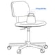 BLECKBERGET swivel chair, Klovsta white/gray - IKEA