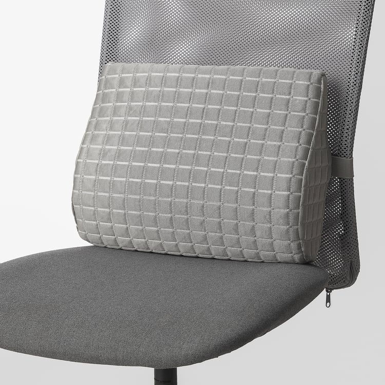 BORTBERG lumbar cushion, gray, 31x23 cm (12x9") - IKEA