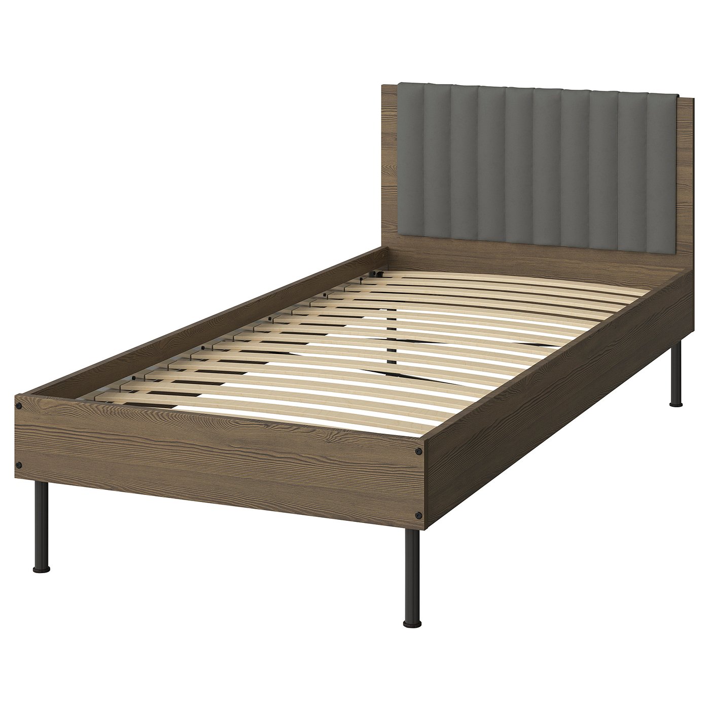 BRUKSVARA bed frame, brown, 90x200 cm (353/8x783/4") - IKEA