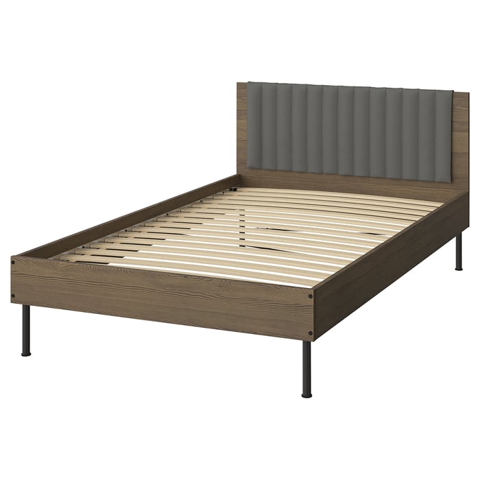 BRUKSVARA bed frame, brown, 120x200 cm (471/4x783/4") - IKEA