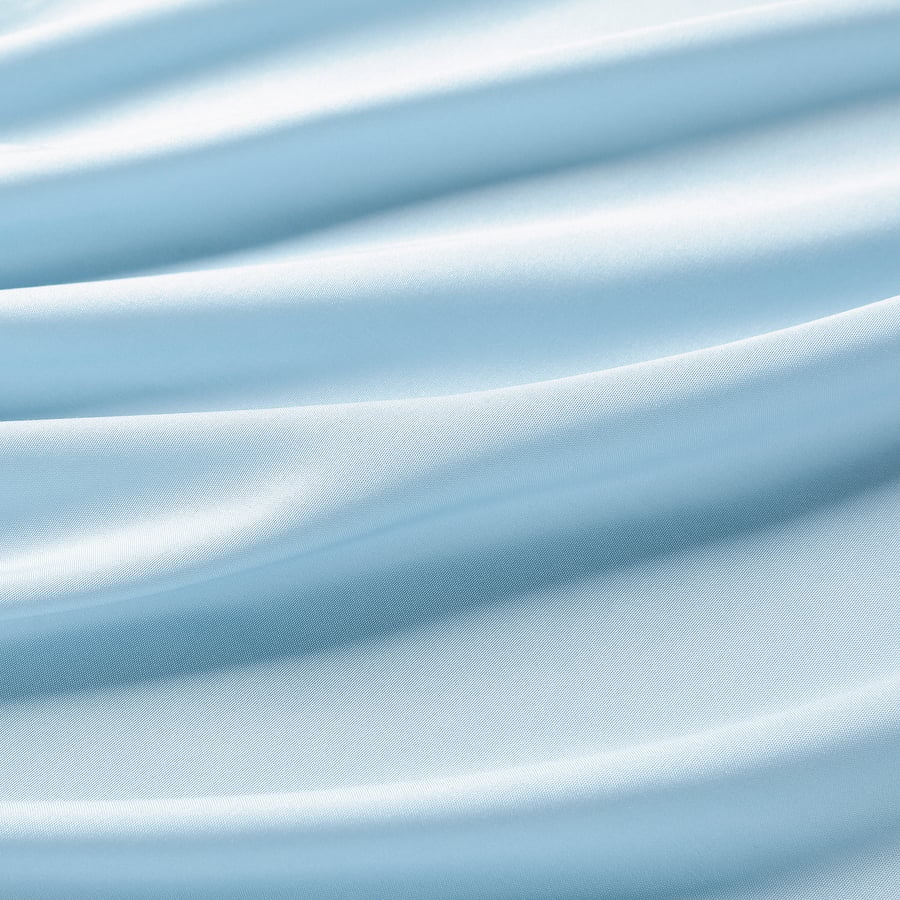 BRUKSVARA fitted sheet, blue, 90x200 cm (35x79") - IKEA