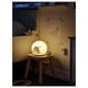 BRUMMIG LED table lamp, forest patterned battery operated - IKEA